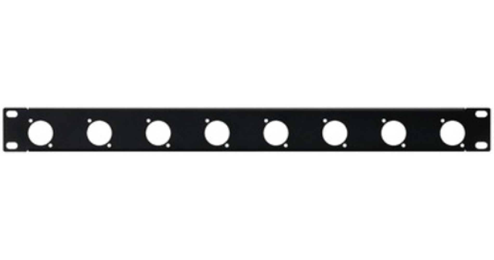 RCP-8732U rack panel 8 db XLR furattal, 1U - Rack kiegészítők, hálózati ...